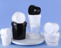 China 4L Round Plastic Bucket with Handle ISO FDA Certified Custom Color for sale