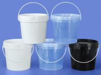 China Food Grade Plastic Bucket 0.2L-20L PP HDPE with Lid Custom Logo for sale