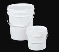 China Gasketed UV Resistant Five Gallon Plastic Buckets Excellent For Industrial Needs for sale