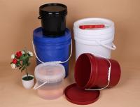China Jieming Plastic Food Bucket 0.2L-20L PP HDPE Food Grade Storage with Lid for sale