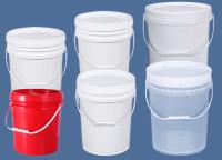 China Customizable 20L 5 Gallon Plastic Pails with Snap-On Lid and UV Resistance for sale