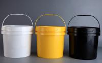 China Durability Ensured Round Plastic Bucket Thickness 0.8-1.5mm 4L Capacity for sale