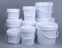 China ISO Certified Round Plastic Bucket 1L to 20L with Seal Lid for sale