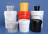 China Seal Lid Rounded Plastic Bucket For Convenient And Safe Storage for sale