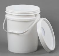 China Custom 5 Gallon Plastic Bucket with Gasket and Lid 11.5 Inch Diameter Food Grade for sale