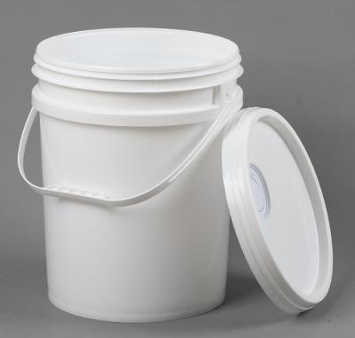 China Custom 5 Gallon Plastic Bucket with Gasket and Lid 11.5 Inch Diameter Food Grade for sale