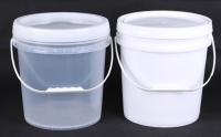 China Jieming 20L 5 Gallon Plastic Bucket with Gasket UV Resistant Food Grade Stackable Pail for sale