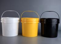 China 2.2 Lbs Five Gallon Plastic Buckets 20Liter Capacity Heavy Duty Construction for sale