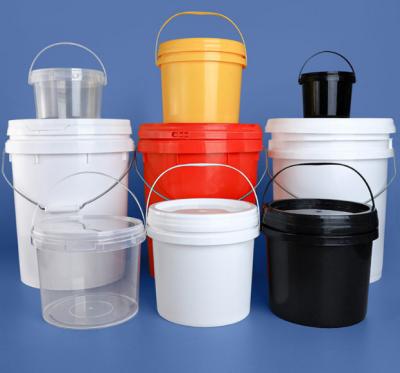 China 10L Capacity Round Plastic Bucket for Water Storage in Bulk for sale