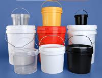 China 1L 5L 20L Capacity Round Plastic Bucket For Versatile Applications for sale