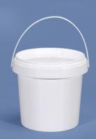 China Jieming Plastic Food Bucket 0.2L-30L Food Grade Storage with Handle Custom Logo for sale