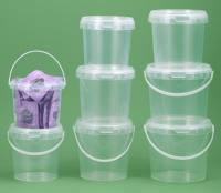 China 0.2L-30L Plastic Food Bucket with Lid Food Grade Container for Storage for sale