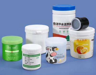 China Food Grade PP/HDPE Plastic Bucket 0.2L-30L with Lid and Handle Custom Logo for sale