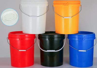 China Jieming 20L Industrial Lubricant Bucket PP/HDPE Round Fluid Reservoir for sale