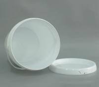 China Jieming 20L Round Lubricant Bucket PP HDPE Heavy Duty Industrial Grease Container for sale