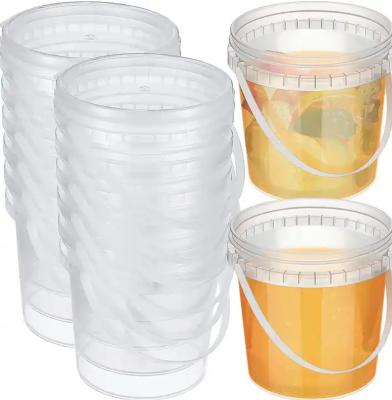 China Jieming Plastic Food Bucket 0.2L-30L Food Grade Storage with Customizable Logo for sale