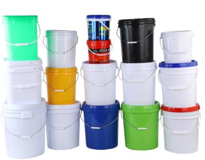 China Stackable and Gasket 5 Gallon Plastic Buckets for Heavy Duty Applications for sale