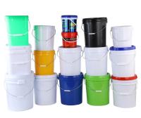 China PP/HDPE 20L Lubricant Bucket Square Round Rectangle Heavy Duty Industrial Oil Container for sale