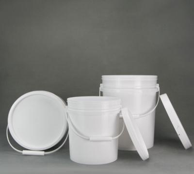 China Round Chemical Holding Tank with Handle 0.2-35L PP/HDPE Custom Color IML Printing for sale