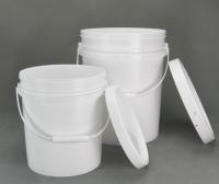 China Secure Payment White or Colored Chemical Bucket with Varying Capacity and Customizable Diameter for sale