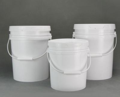 China Food Grade Buckets 1L-5L Dishwasher Safe Stackable Pails with Lid and Handle for sale
