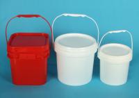 China Square PP Food Grade Bucket 2L with Chemical Resistant Handle and Lid for sale