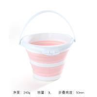 China 10L Collapsible Plastic Bucket with 2-Inch Foldable Design for Camping Car Wash and Outdoor Use for sale