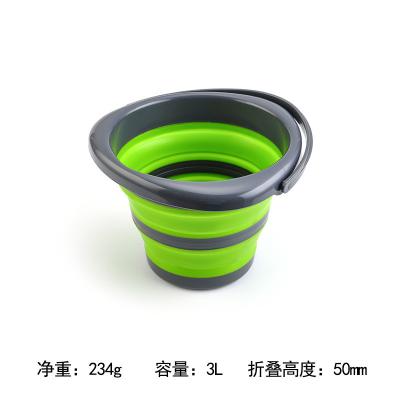 China Portable Foldable Plastic Bucket with 80% Space Reduction and Lightweight Design for Easy Storage for sale
