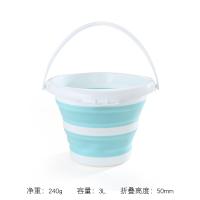 China Foldable Plastic Bucket 5L Collapsible Lightweight for Travel Camping Gardening Storage for sale