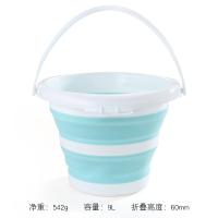 China Compact Foldable Plastic Bucket 5L to 20L Capacity Lightweight Space-Saving Water Storage Container for sale