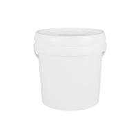 China Round Plastic Bucket with Seal Lid 1L to 20L Custom Logo IML Printing Food Grade for sale