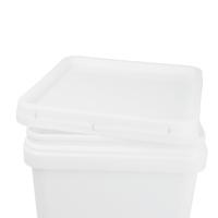 China Chemical Resistant Square Plastic Bucket 5L 20L PP Food Grade Stackable for sale