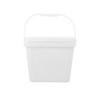 China PP Square Plastic Bucket 100% Raw Materials 2L to 20L for Paint Food for sale