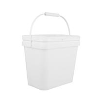 China Food Grade Square Plastic Bucket 1.2 Kg with IML Printing 2L to 20L Capacity for sale