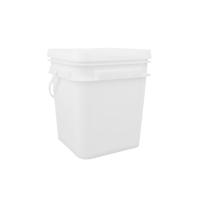 China Food Grade Square Plastic Bucket 2L-20L PP Impact Resistant Storage Container for sale