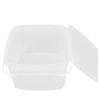 China Square Plastic Bucket 20L Food Grade PP Container with Lid for Industrial Storage for sale
