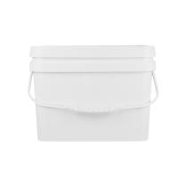 China PP 100% Raw Materials Square Plastic Bucket 20L Impact Resistant with Lid for sale