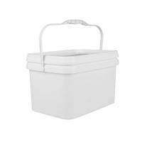 China Square Plastic Bucket 2L to 20L Food Grade PP with Handle and Lid for Toys Paint Storage for sale
