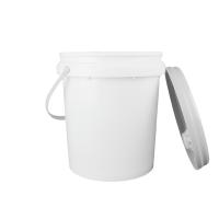 China 5 Gallon 20L Food Grade Plastic Square Bucket with Lid and Handle PP PE Custom Printing for sale