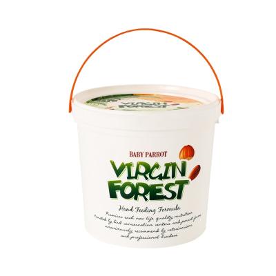 China 1L Food-Grade PP Plastic Bucket with Lid 33 oz Leak-Resistant Ice Cream Container for sale
