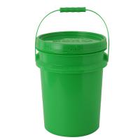 China 2.5 Gallon Round Plastic Bucket Virgin Polypropylene Pail with Lid and Handle for Paint Coatings Chemicals for sale