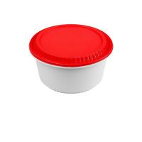 China PP Disposable Round Food Containers 500ml 750ml 1000ml with Snap Lock Lid for sale