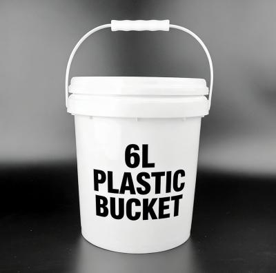 China 6kg Paint Plastic Packaging Drum With FAD International Certification for sale