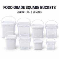 China Versatile Plastic Food Bucket food grade polypropylene containers ideal for packaging pet food and finished food products for sale