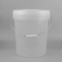China 18 Liter Food Grade Polypropylene Plastic Bucket 28.2cm x 33.8cm with Custom Printing Options for sale