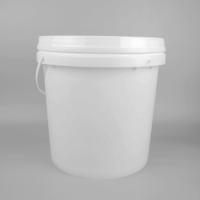 China Food Grade Plastic Bucket 2L-20L PP HDPE with Lid Custom Logo for sale