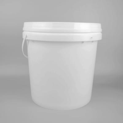 China Food Grade Plastic Bucket 2L-20L PP HDPE with Lid Custom Logo for sale