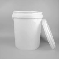 China 18L PP 5 Gallon Black Plastic Bucket 28.2cm x 33.8cm Food Grade Container for sale