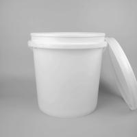 China Food Grade Plastic Bucket 0.2L-20L with Handle Custom Logo Printing for sale
