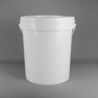 China Clear 5 Gallon Plastic Buckets with Lids - 29cm Diameter × 38cm Height, Leak-Proof Design for Food, Powder, Paint & Liquid Storage for sale
